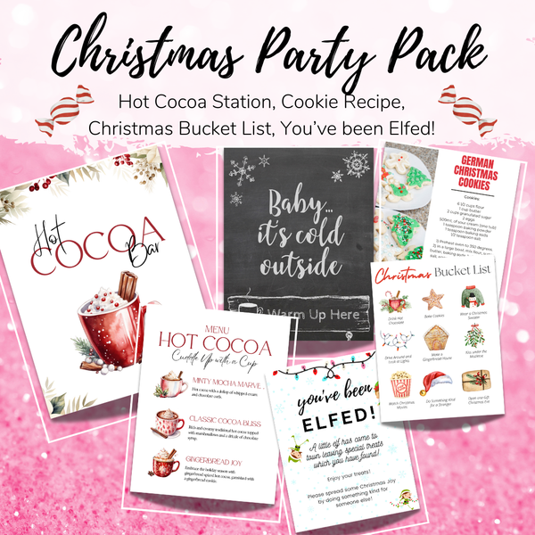 Christmas Printable Party Pack – Clutterbug