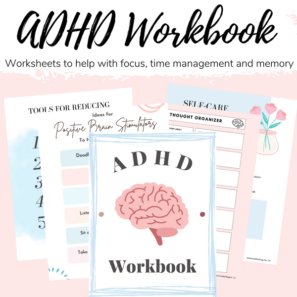 ADHD Workbook – Clutterbug