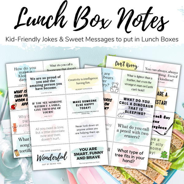 Free Lunch Box Notes – Clutterbug